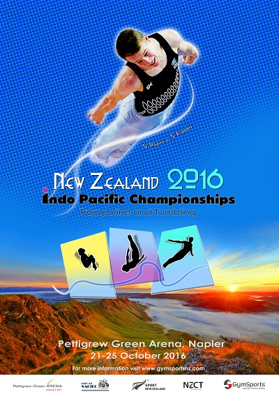 Indo Pacific Championships 2016 Poster | GymnasticsNZ