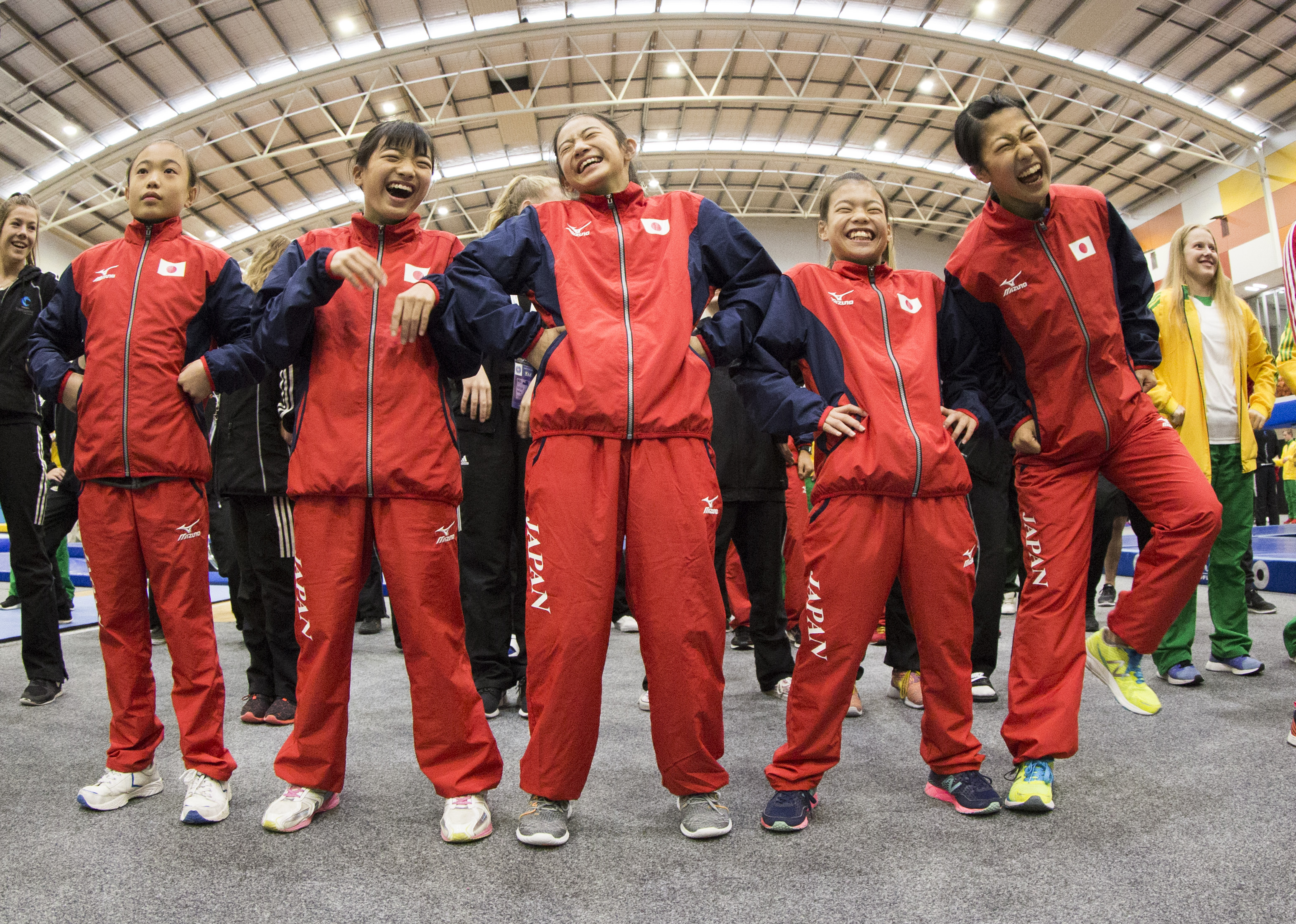 Japan learning the haka | GymnasticsNZ
