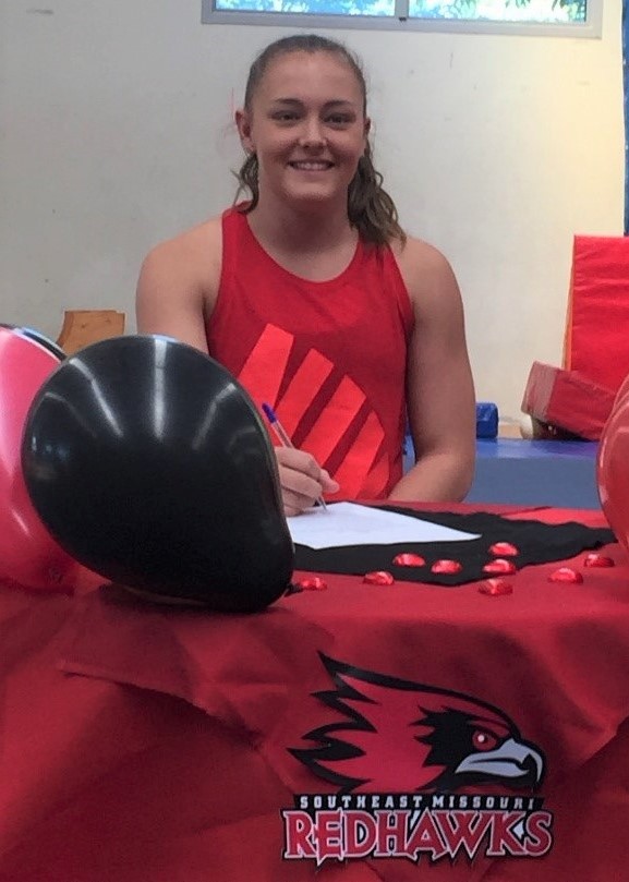 Mackenzie signing Redhawks | GymnasticsNZ