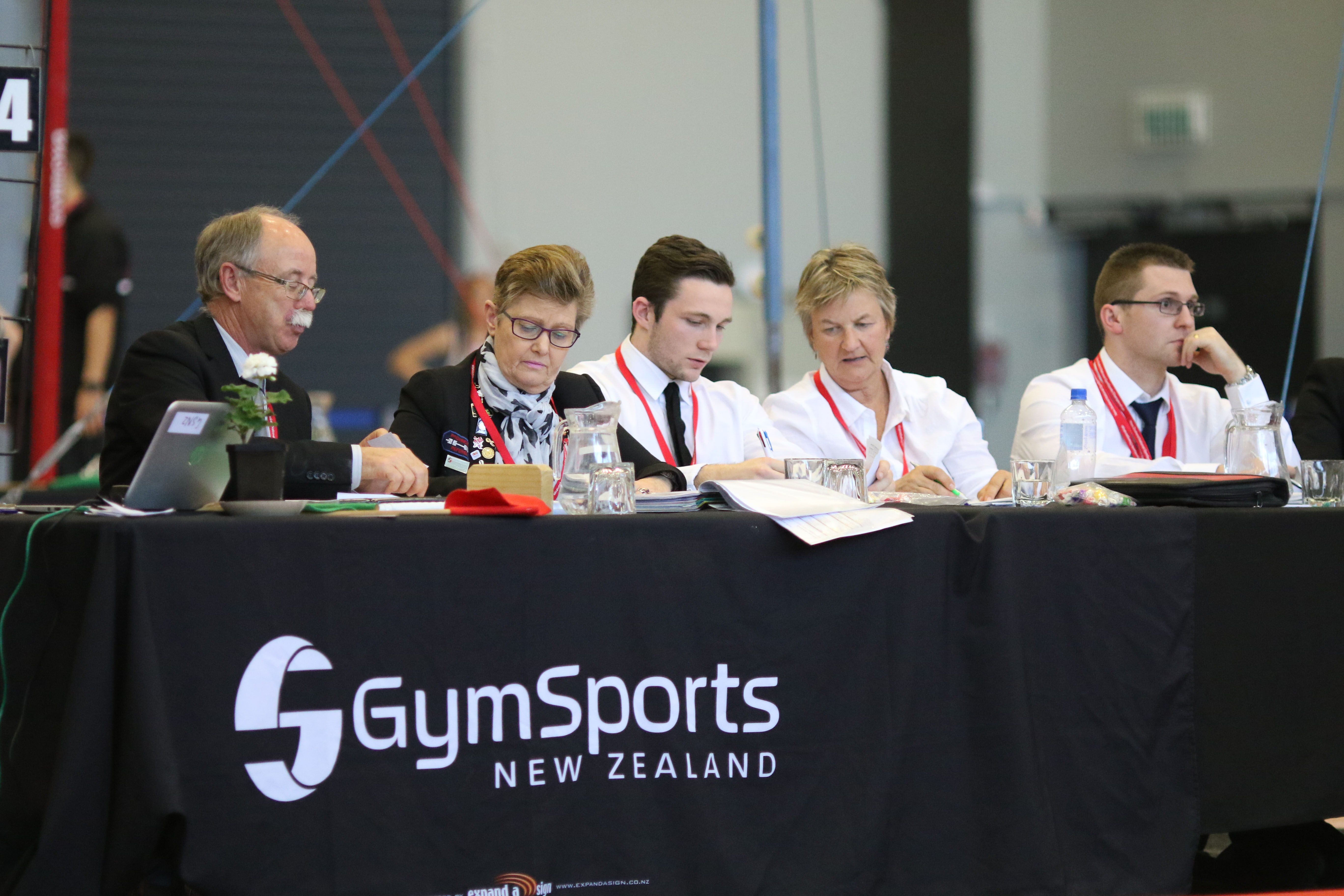 judges at2016 NZ GymSports Championships | GymnasticsNZ
