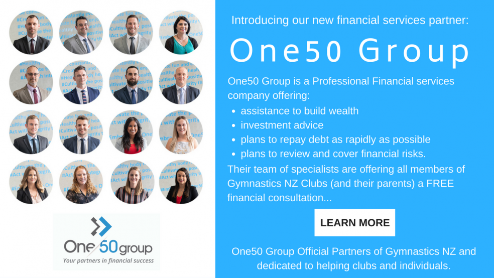 One50 Group Joins the Gymnastics Family | GymnasticsNZ