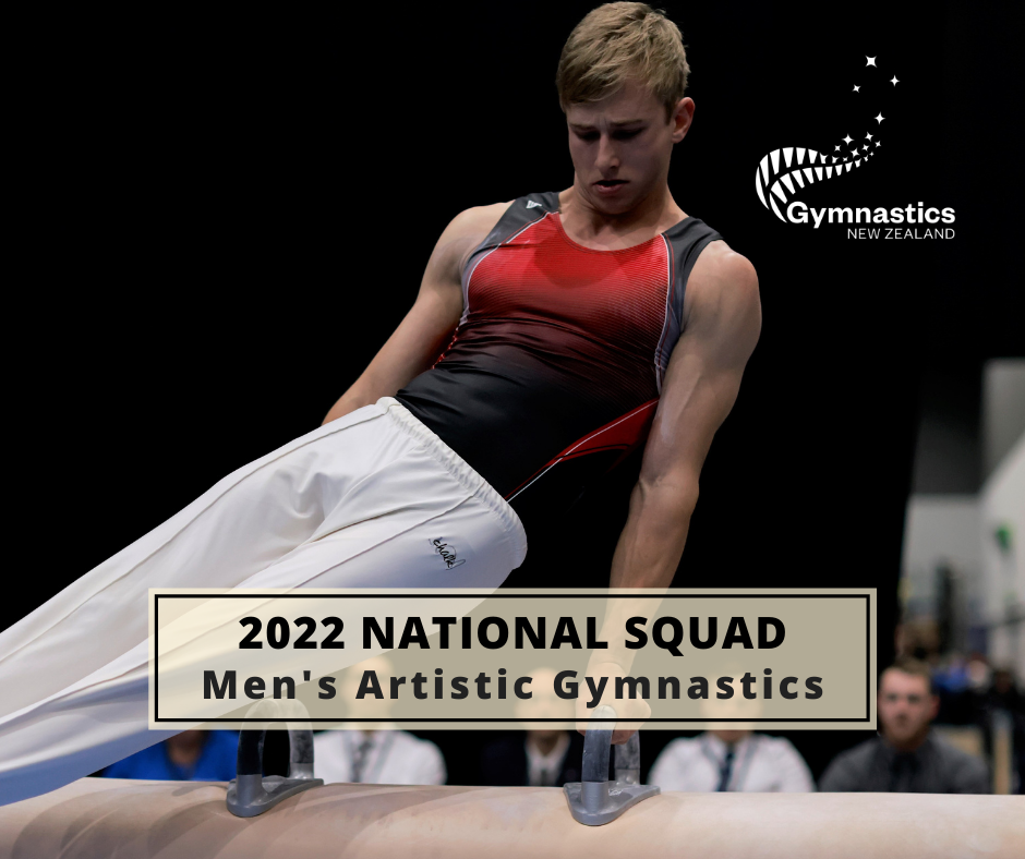 2022 Men’s Artistic Gymnastics National Squad | GymnasticsNZ