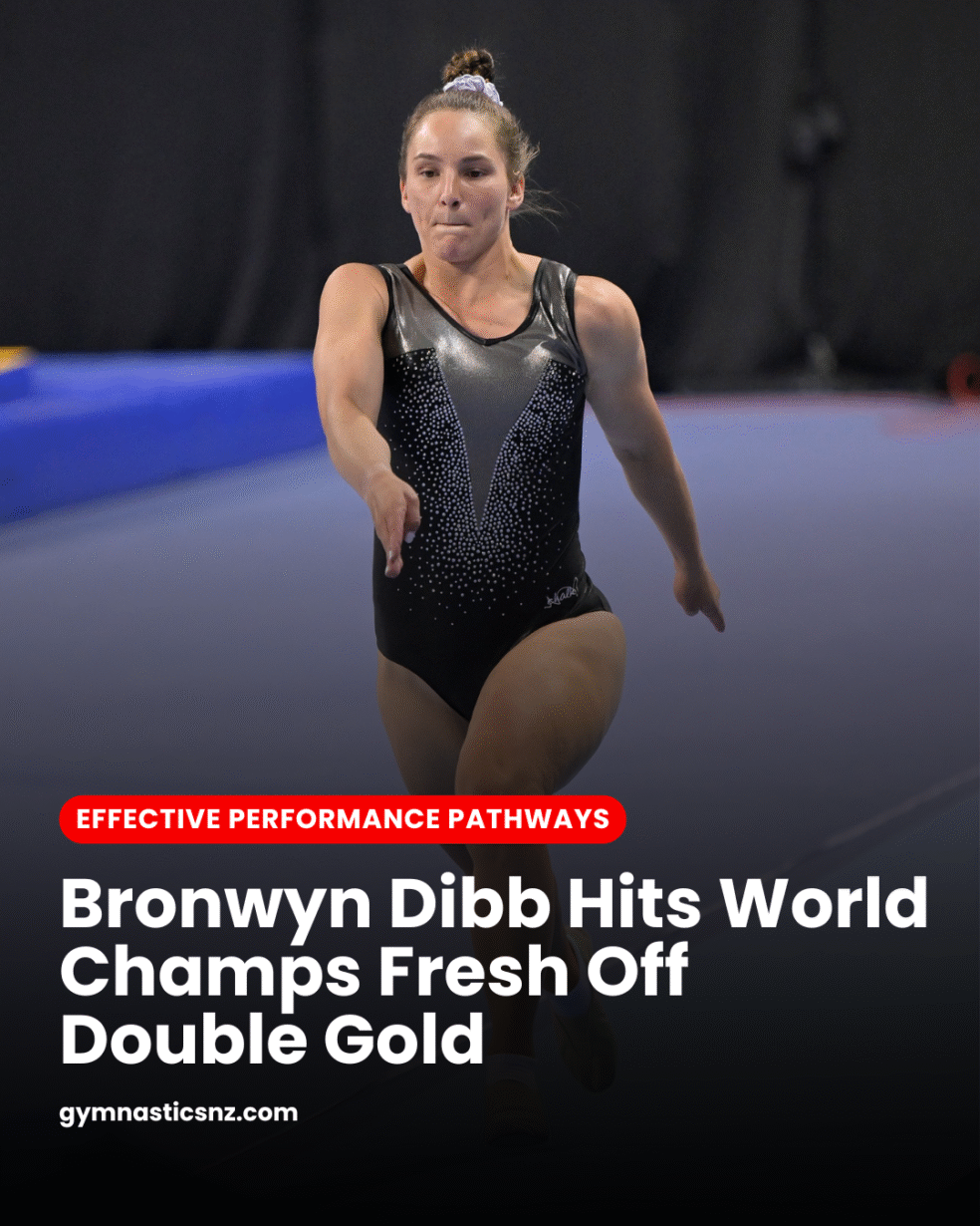 Bronwyn Dibb Hits World Champs Fresh Off Double Gold | GymnasticsNZ