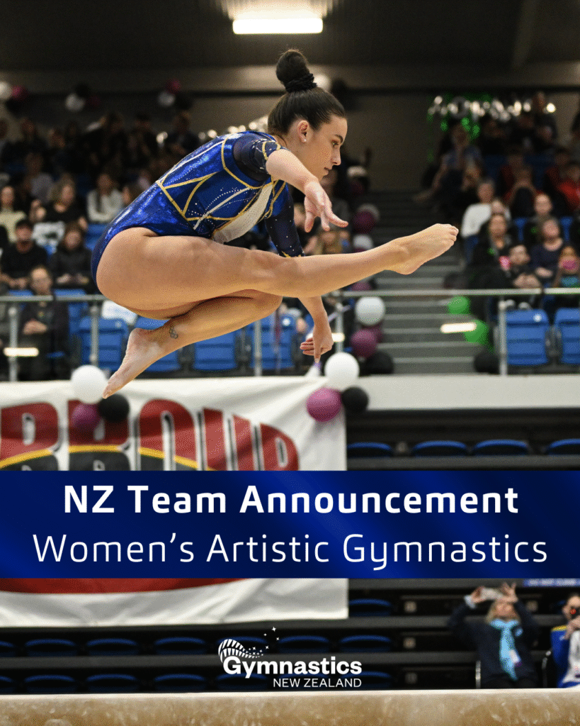 WAG 2026 World Cups Team Announcement | GymnasticsNZ